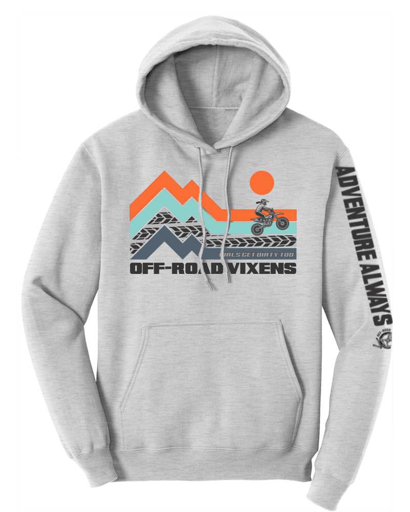 Dirt Bike Adventure Unisex Pullover Hoodie – OFF-ROAD VIXENS CLOTHING CO.